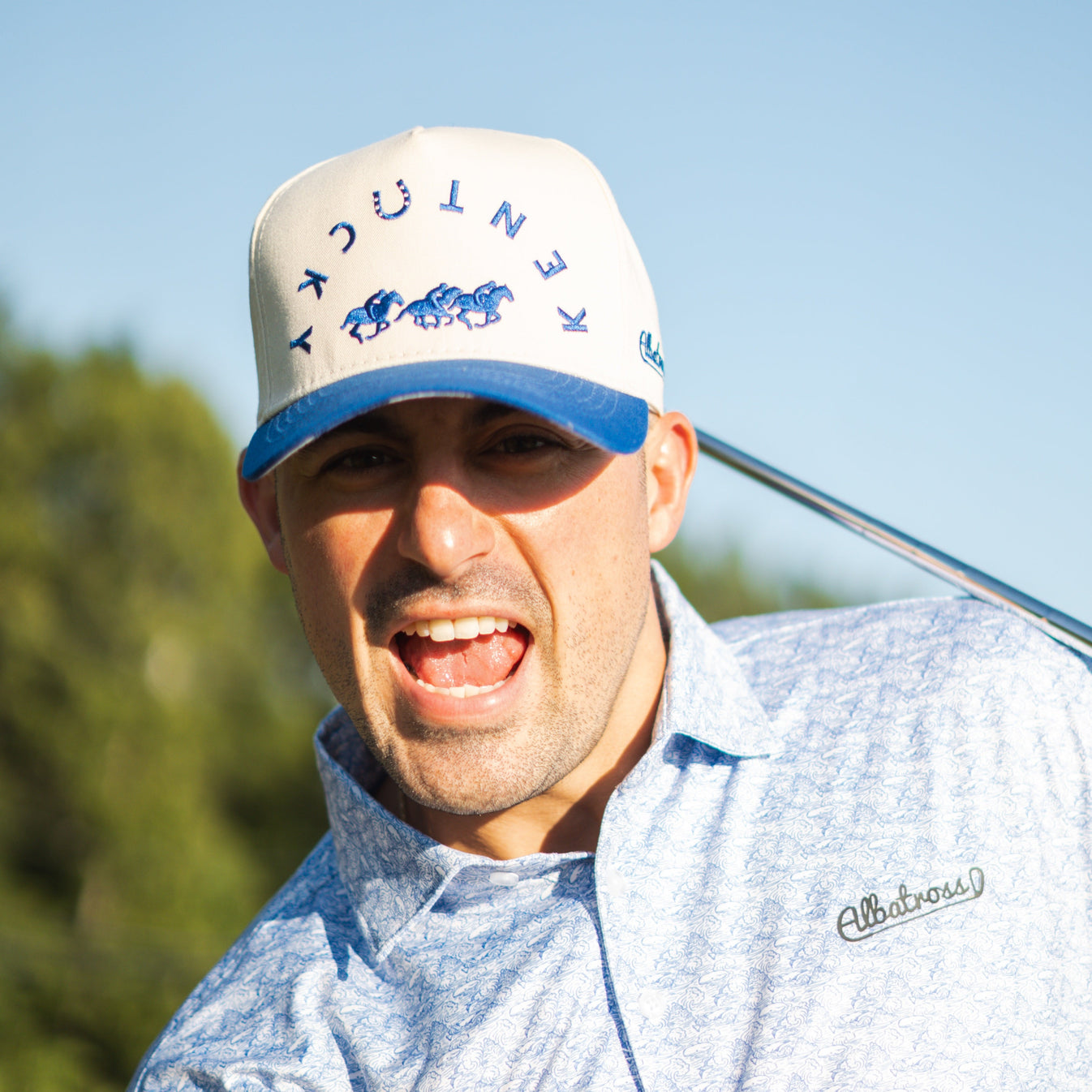 Royal Blue Hoof Kentucky Hat – Albatross Attire